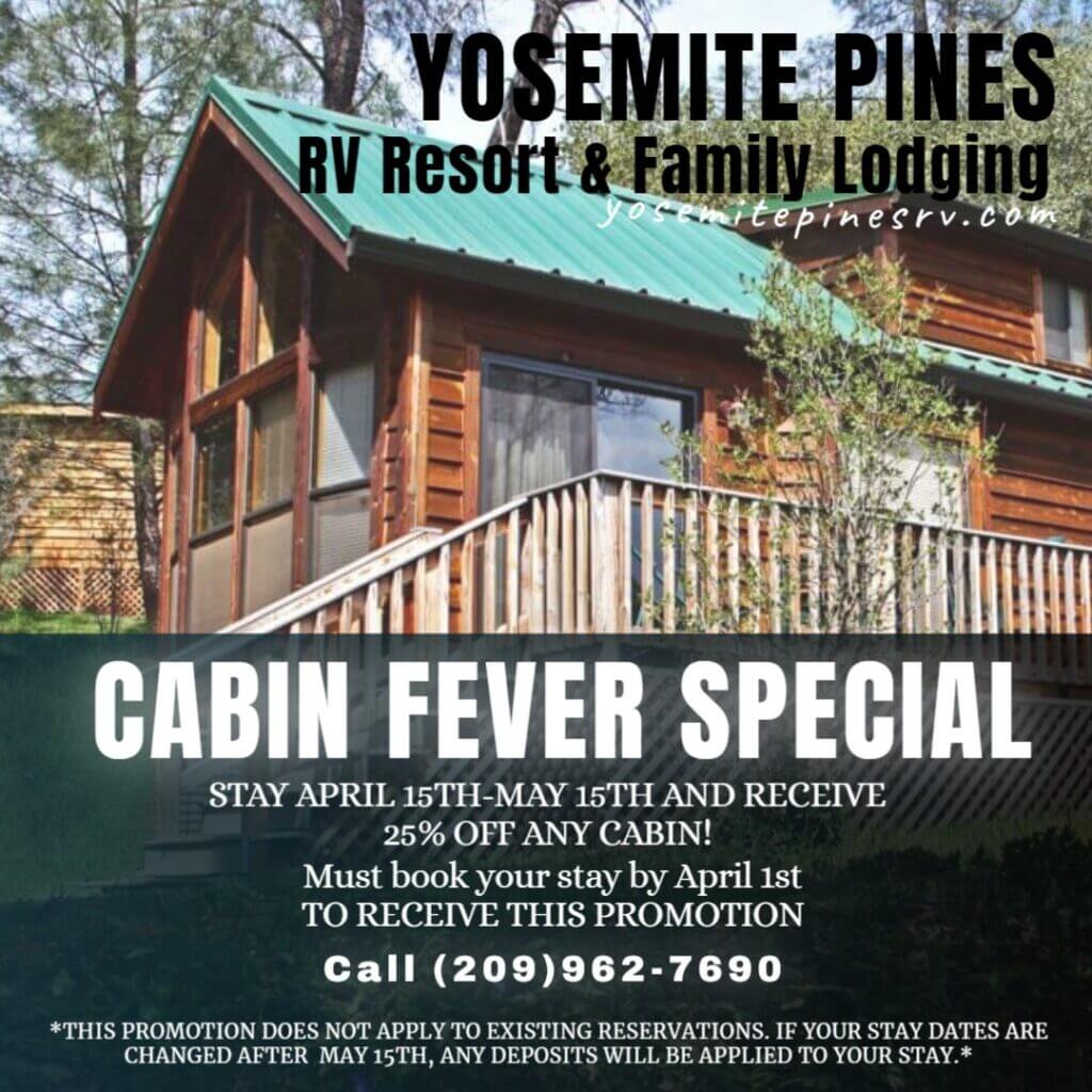 Yosemite National Park CampGround - Cabins - RV Sites - Yosemite Pines